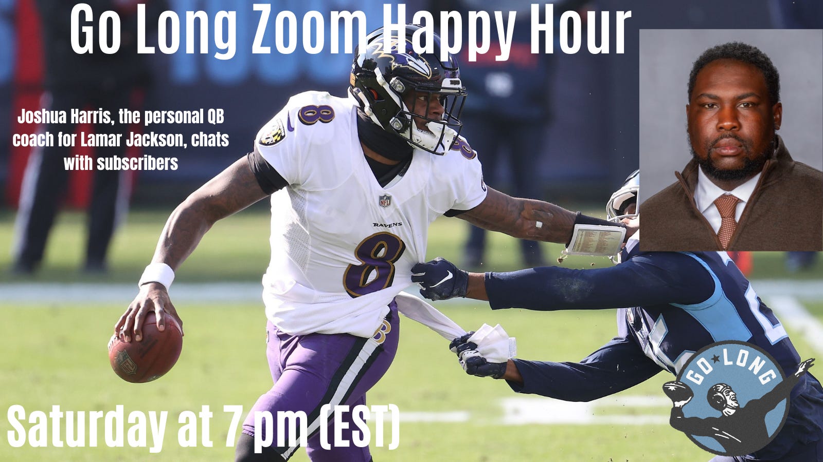 Happy Hour: Joshua Harris, the personal QB coach to Lamar Jackson ...
