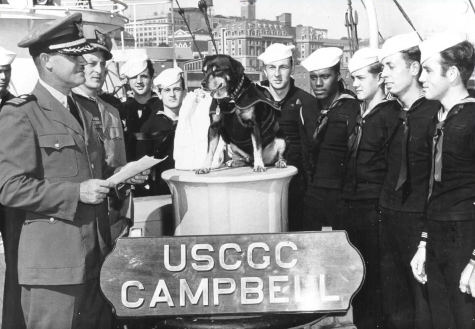 TDIH: U.S. Coast Guard Chief Dog Sinbad