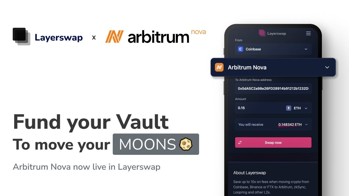 Arbitrum Nova x Layerswap - by Aram - Layerswap