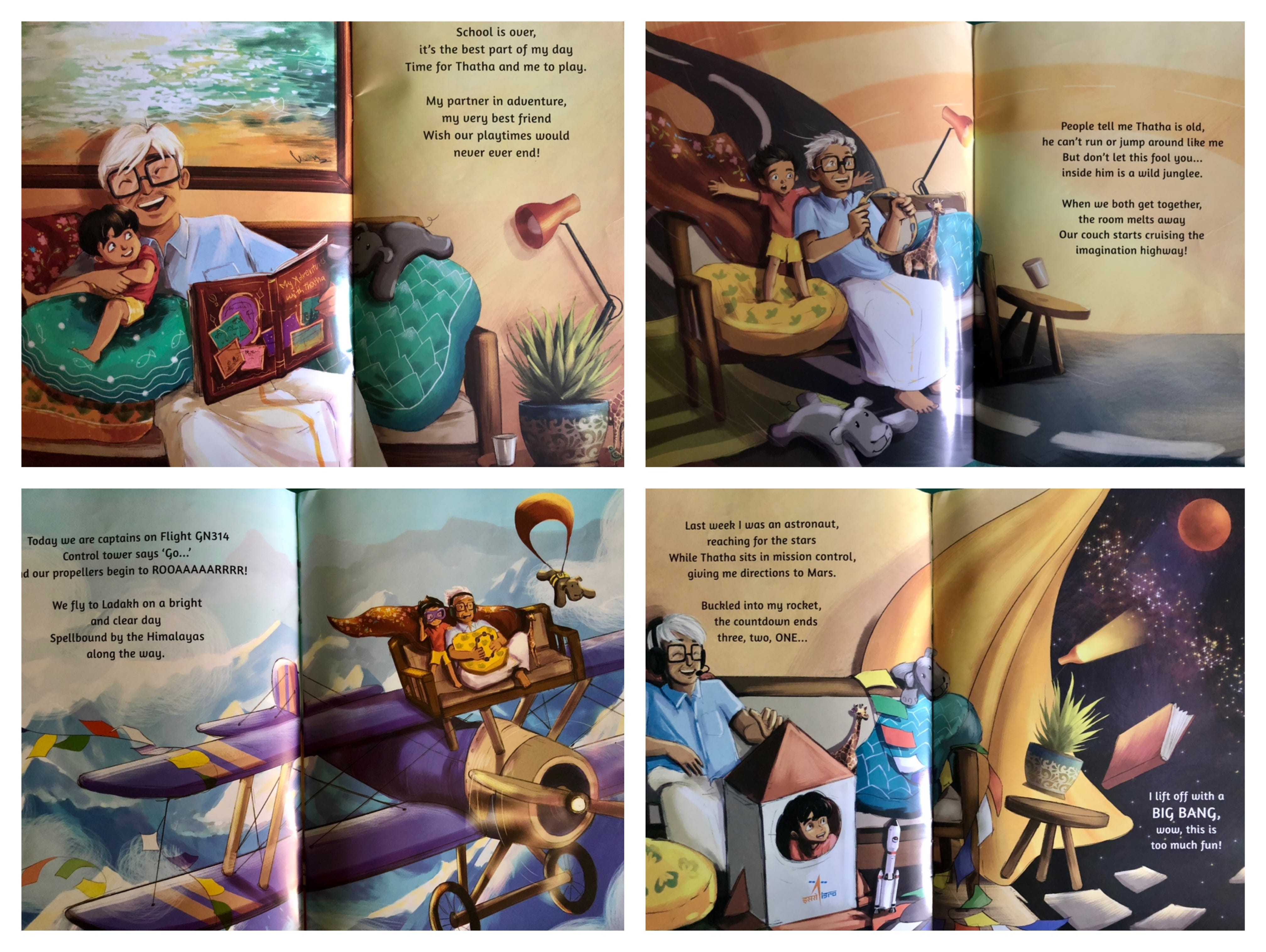 The Magic Couch : Adventures With Thatha - by Roopa Baliga