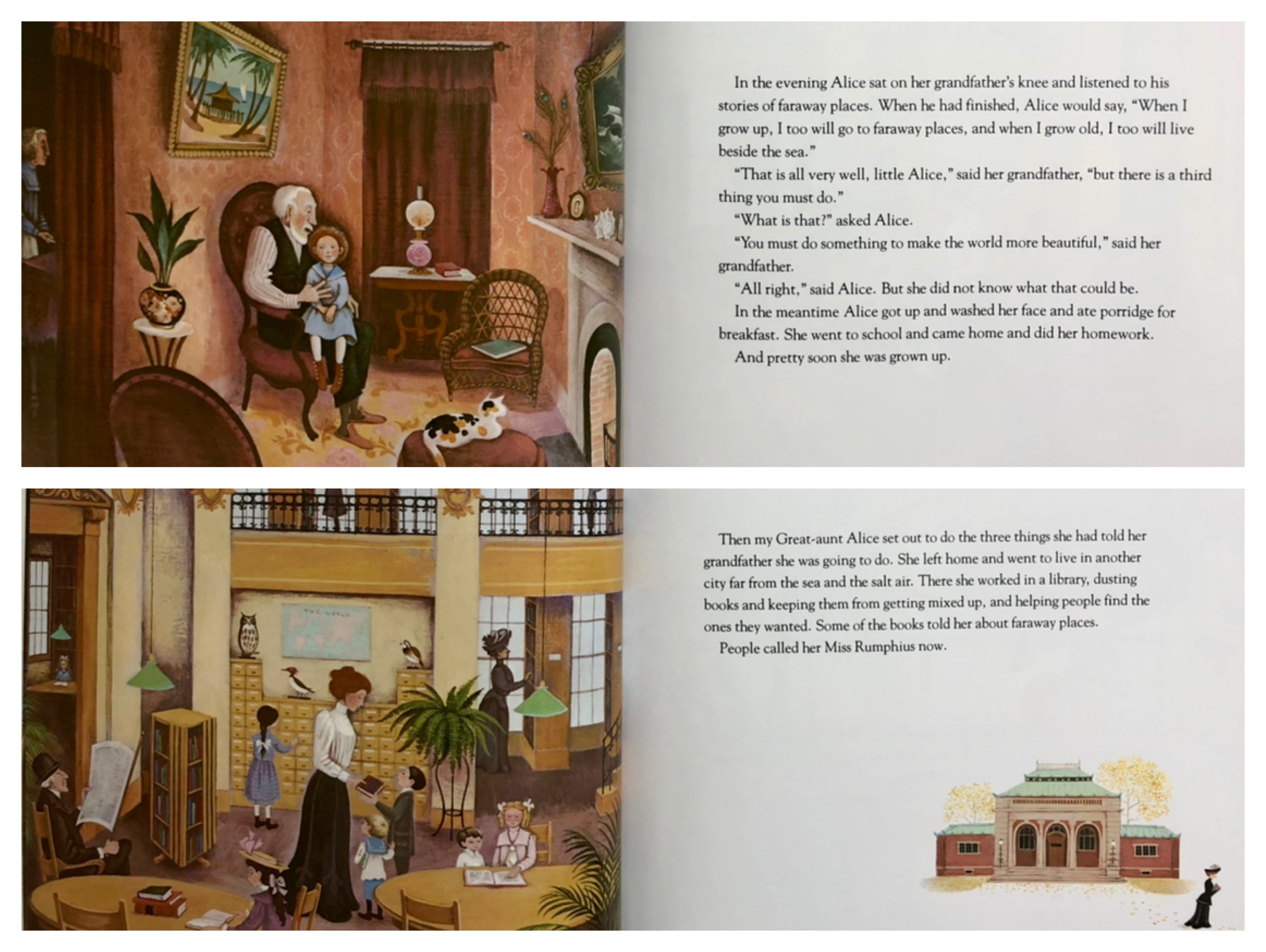 Miss Rumphius - by Roopa Baliga - House Full of Books