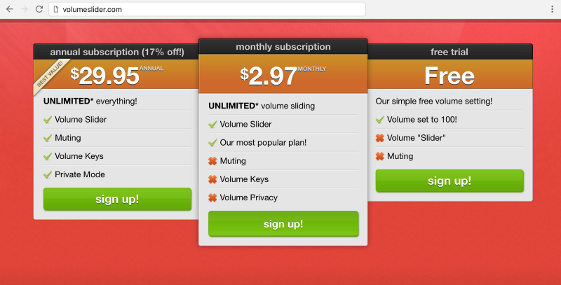 The worst volume control UI in the world