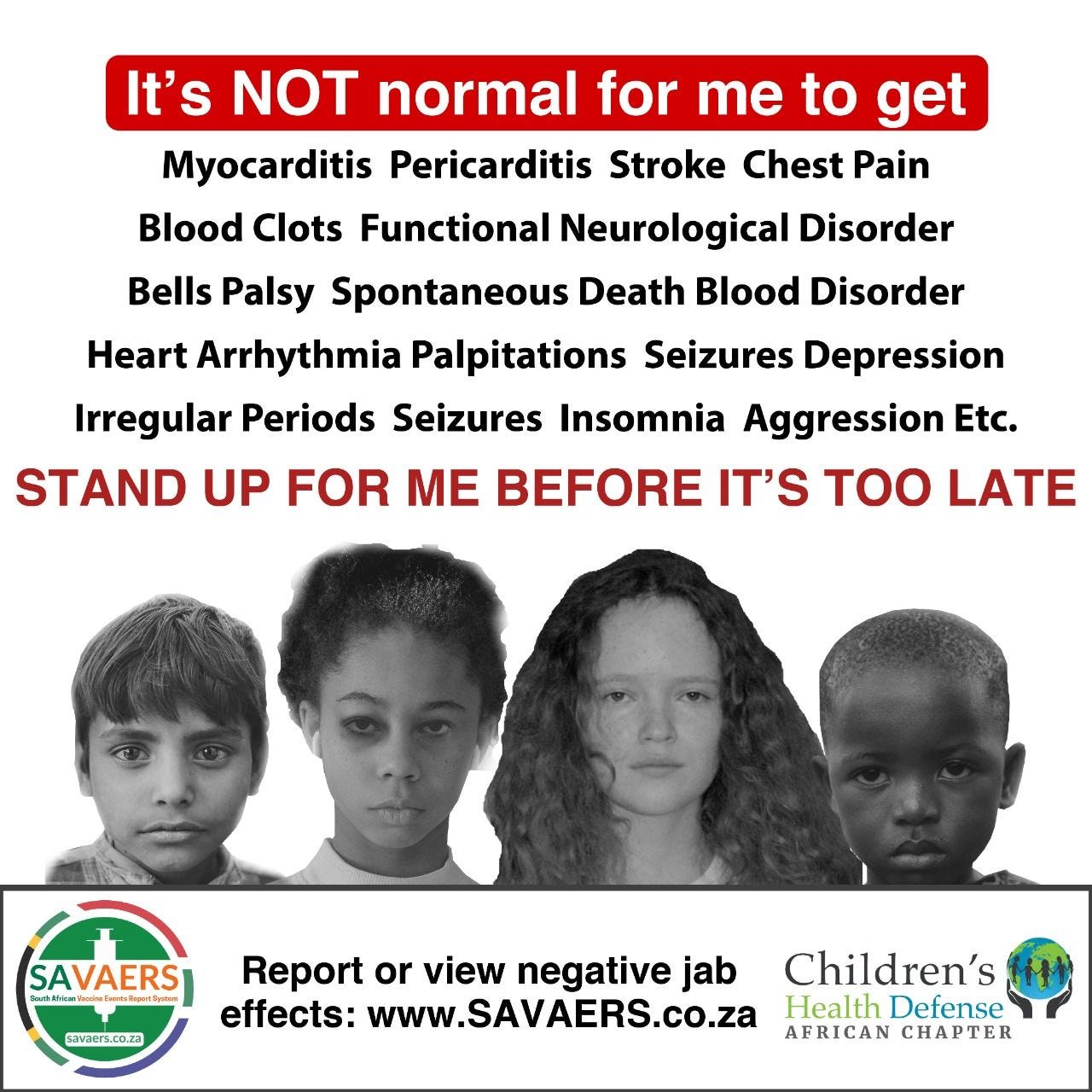 Stop The Shots, or we must see you in court