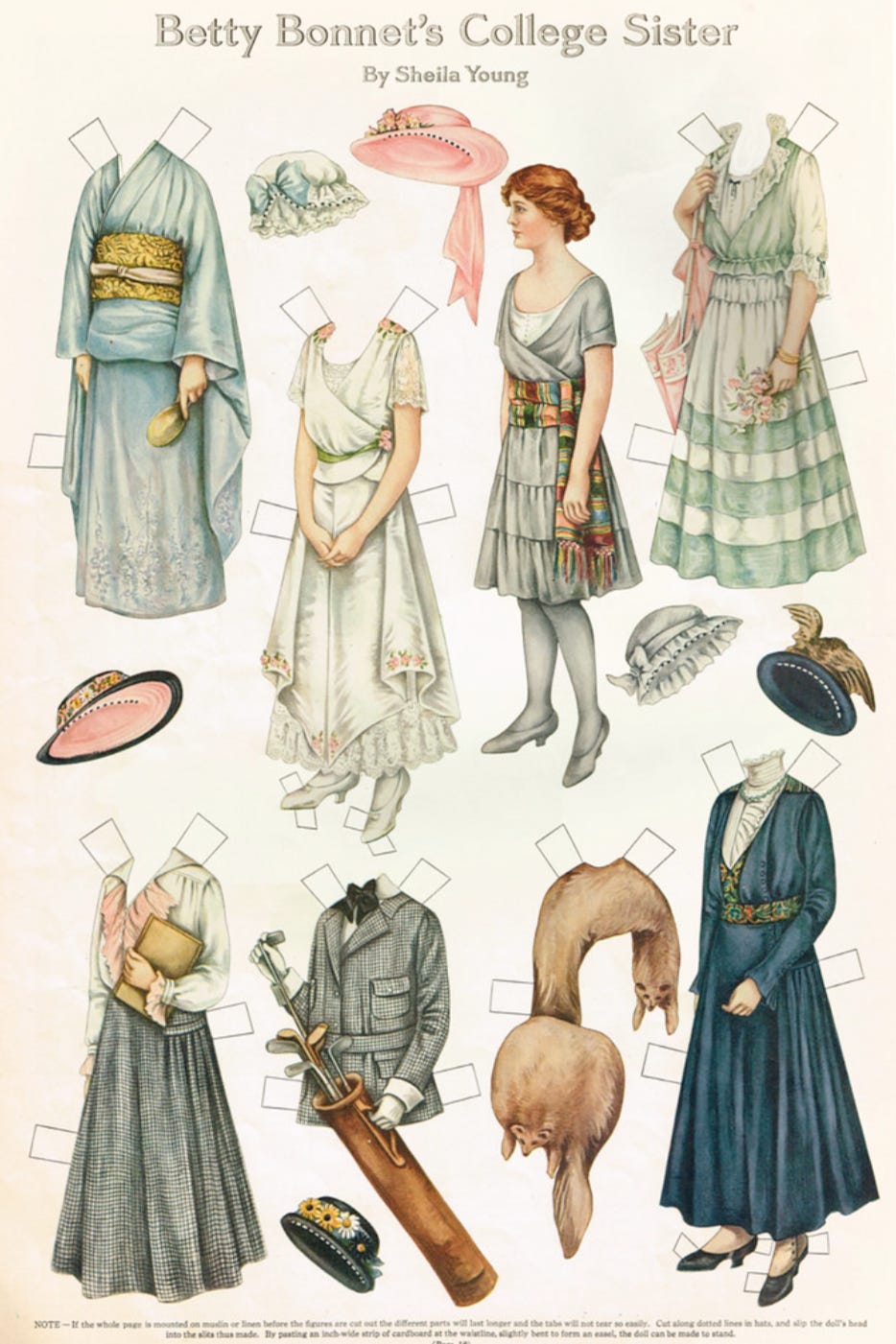 the lost art of paper dolls - by Aniella E.