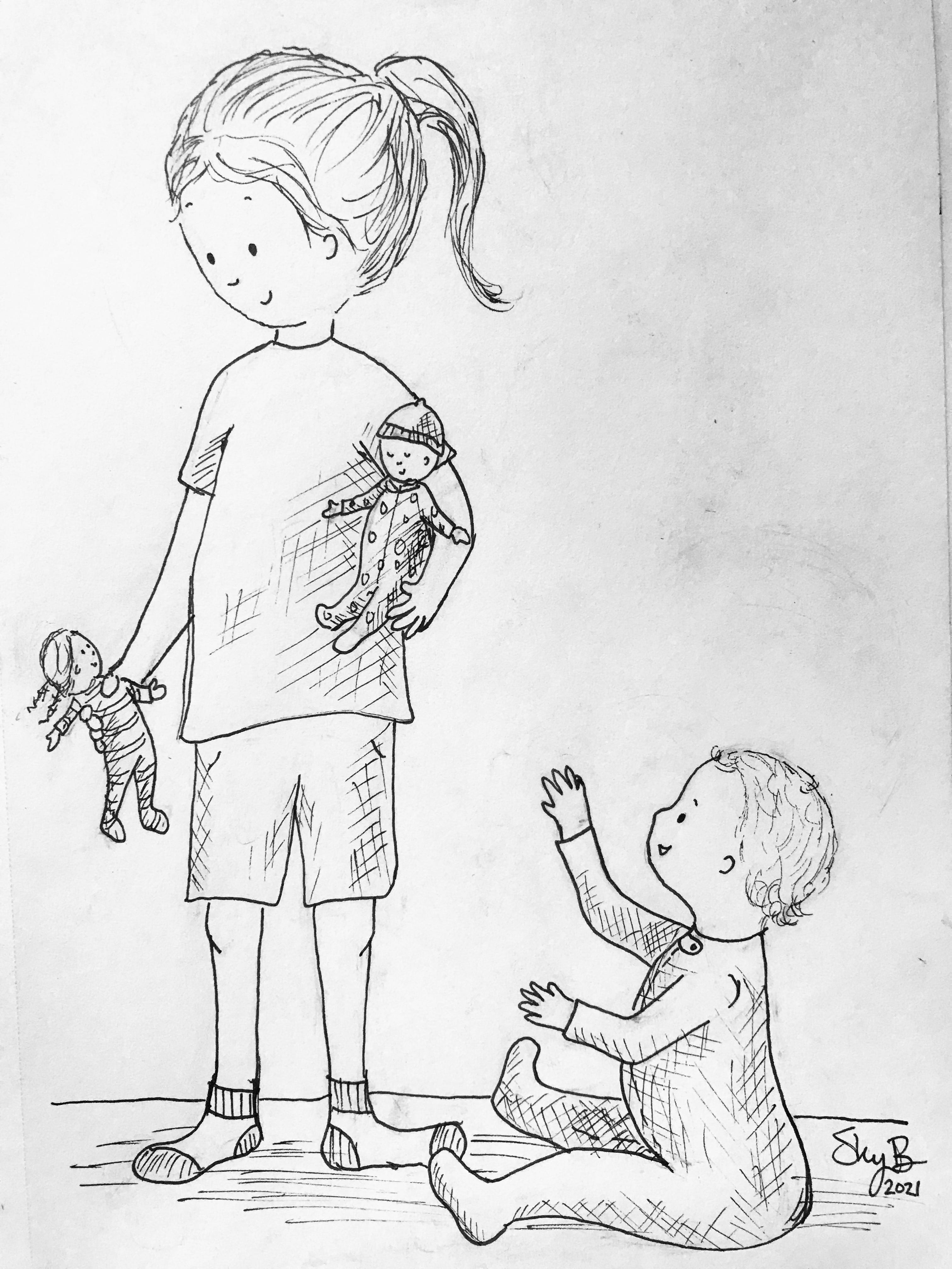 Inktober Sketches - by Skylar - SkyB Art