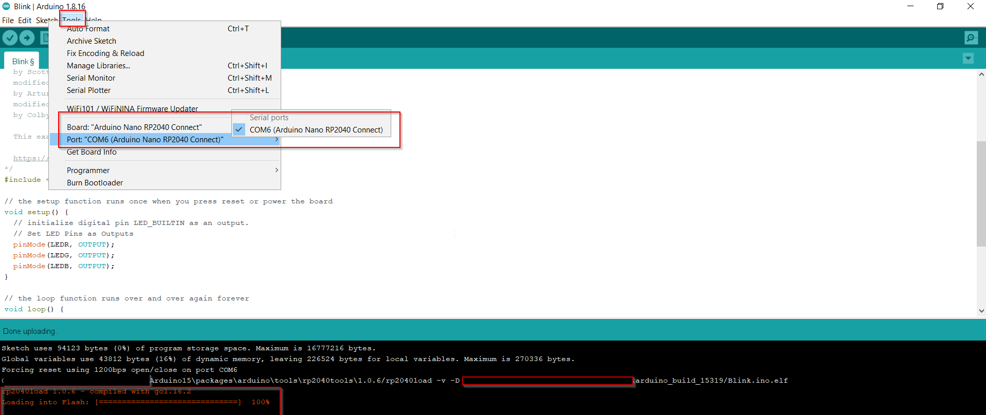 Getting started with Arduino Nano RP2040(Windows 10 & Linux Ubuntu) -Arm Embedded Learning Challenge