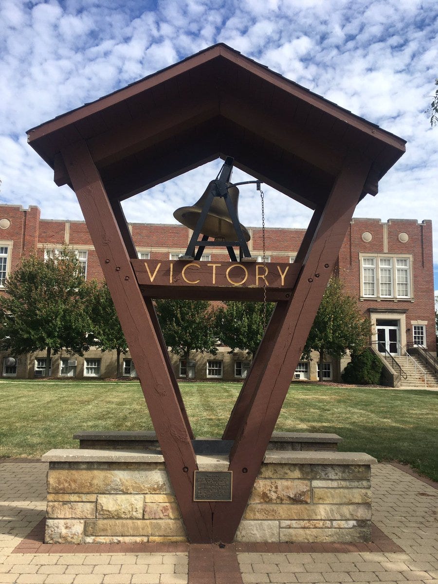 The ball is tipped... - by Paul Oren - The Victory Bell