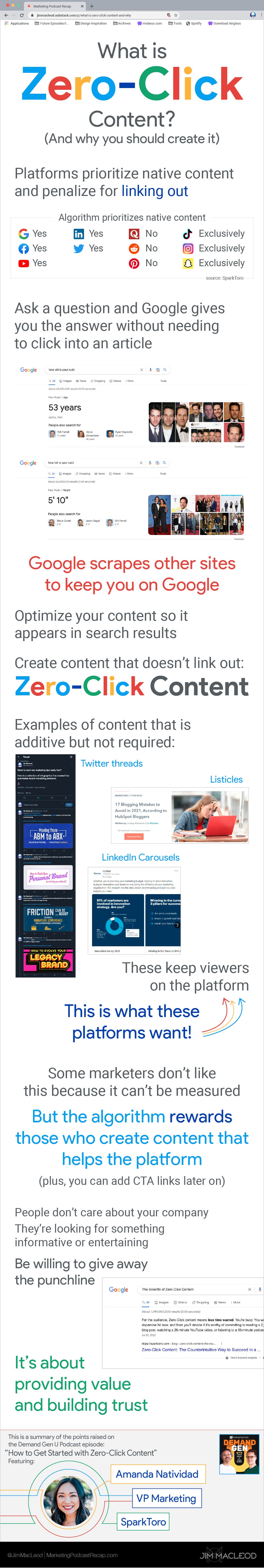 What is Zero-Click Content? (And why you should create it)