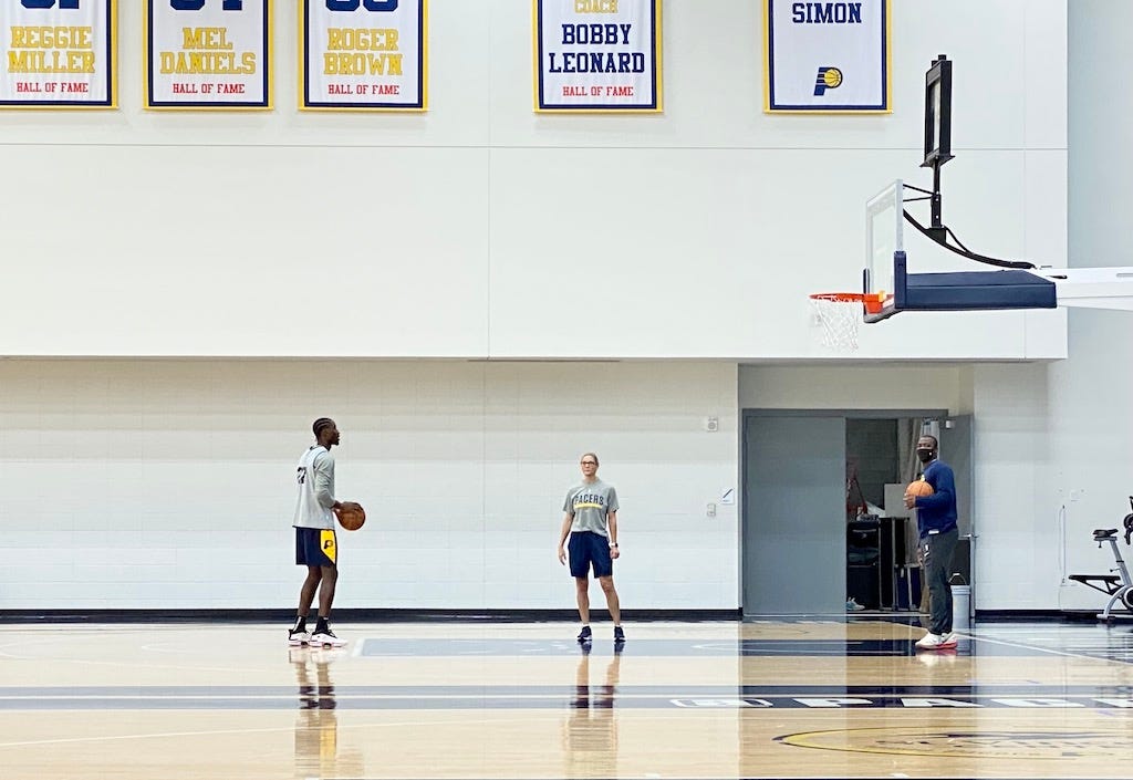 Caris LeVert is back on a minutes restriction, and Myles Turner's ...