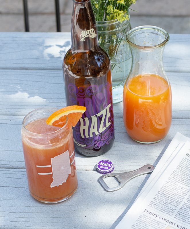 Driveway Drinks: Ultimate Beermosa - by Reba Toloday
