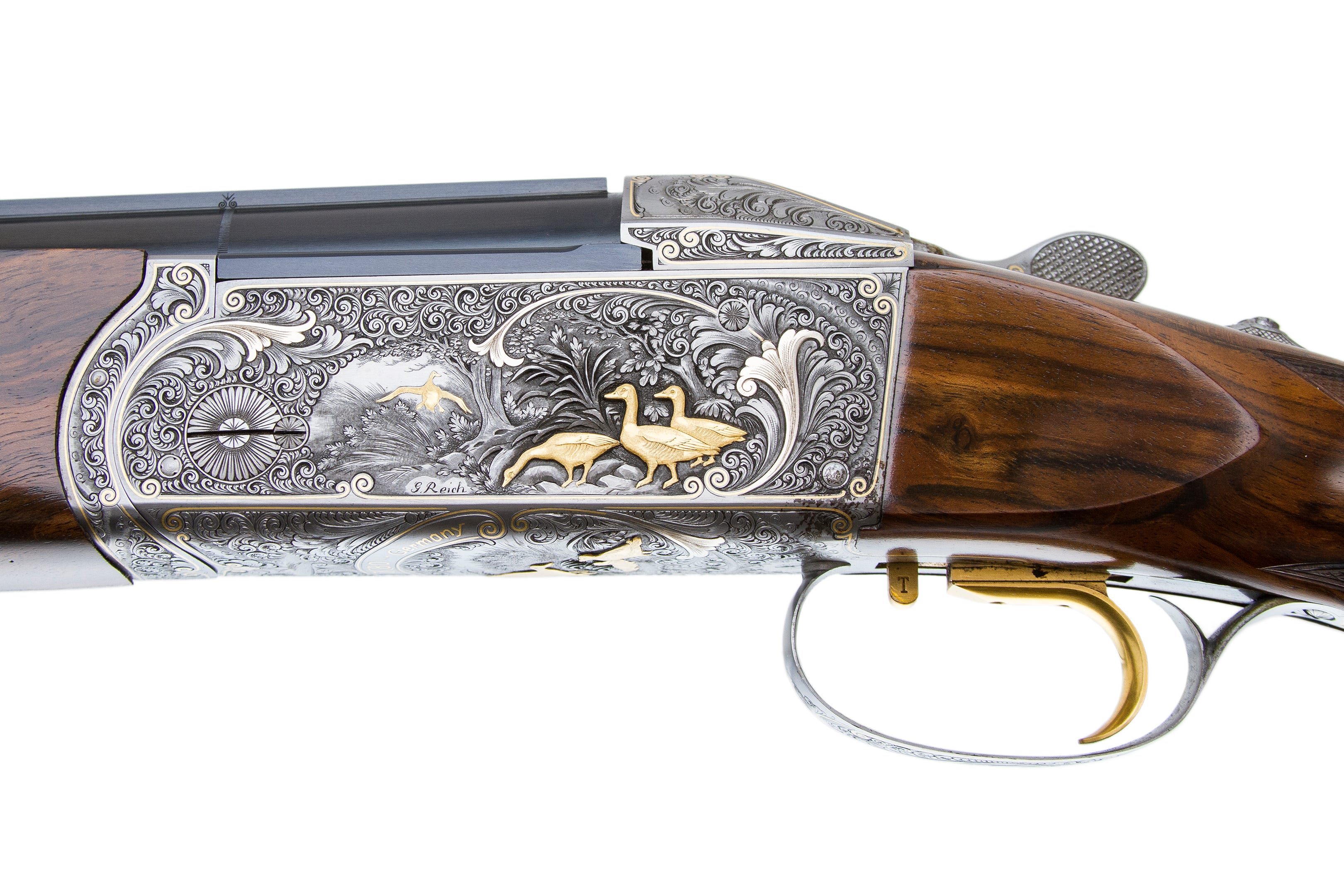 Krieghoff - San Remo K80 Custom Gold & Silver Two Barrel Combo 12/12