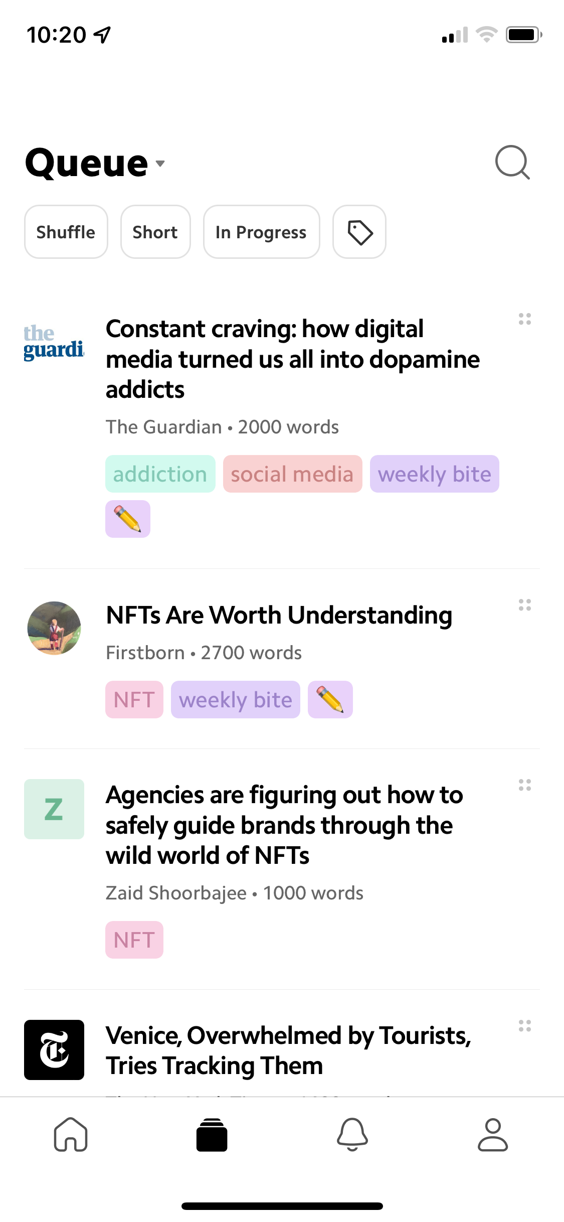 🐵 How I use Matter as read later app and how it improved my workflow