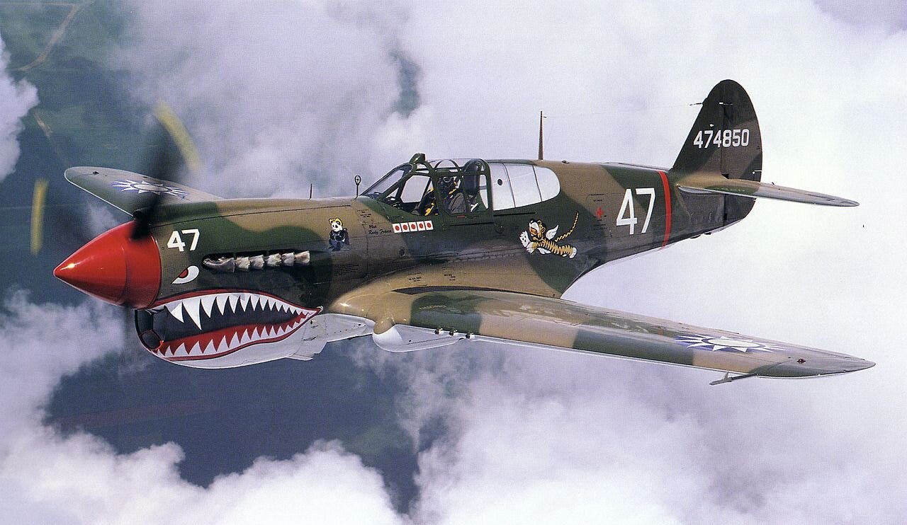 Flying Tigers over China - by Martin Cherrett