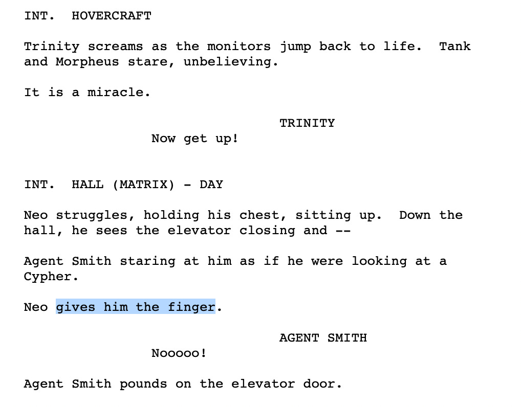 The Ending of “The Matrix” Changed Many Times Over