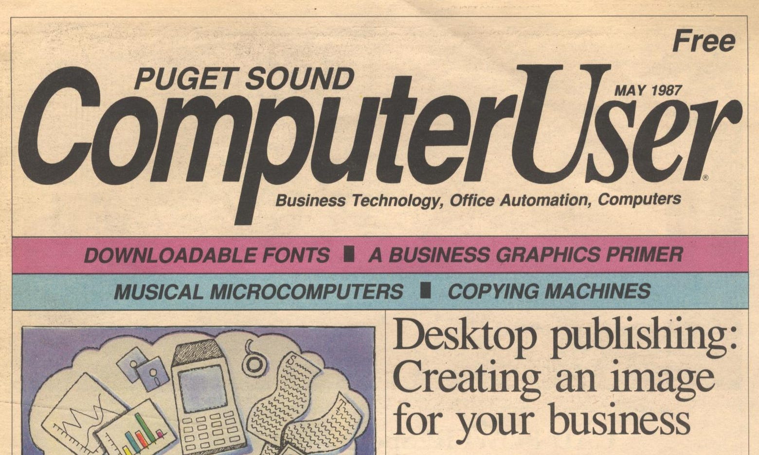 Who is this computer comic strip cartoonist from the 1980s?