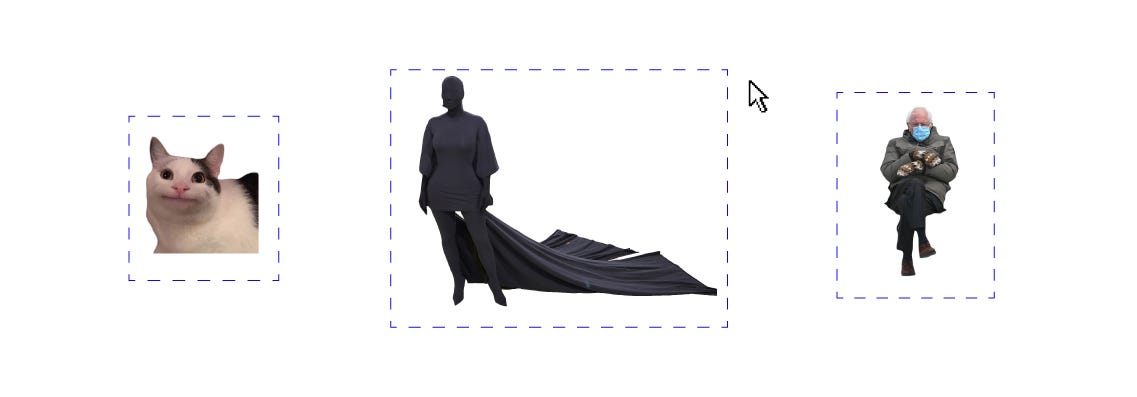 The radical elegance of memes for hard-to-describe feelings