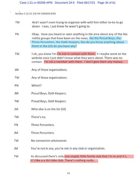 FBI Investigating Members of Congress? Let’s look at the FBI transcript