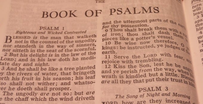 The Importance of the Psalms in our Daily Catholic Lives