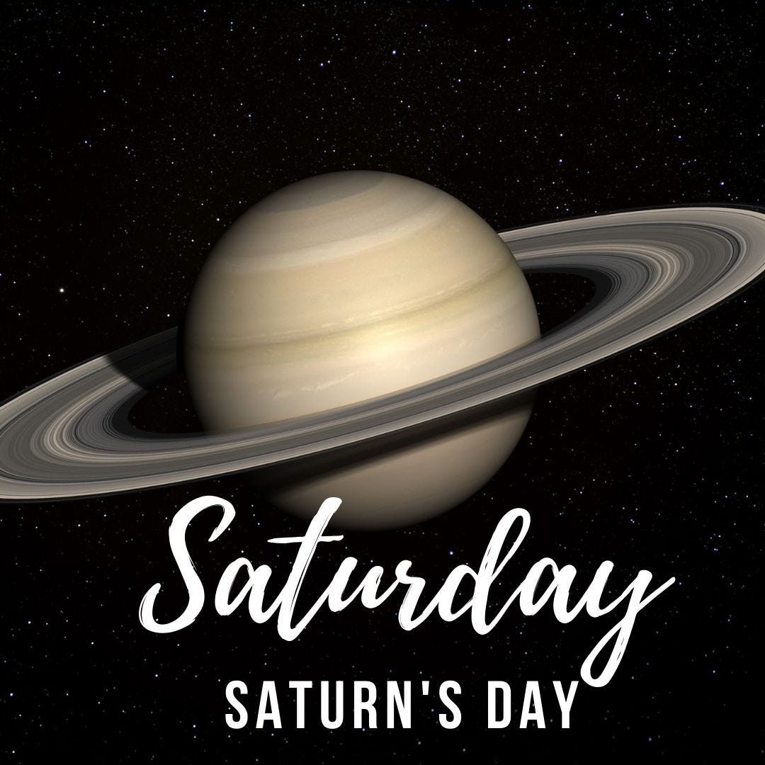 Saturday: Saturn's Day - by Jenn Brooks