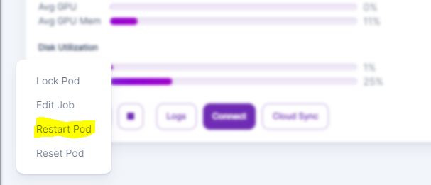 Running Stable Diffusion on Cloud (runpod.io)