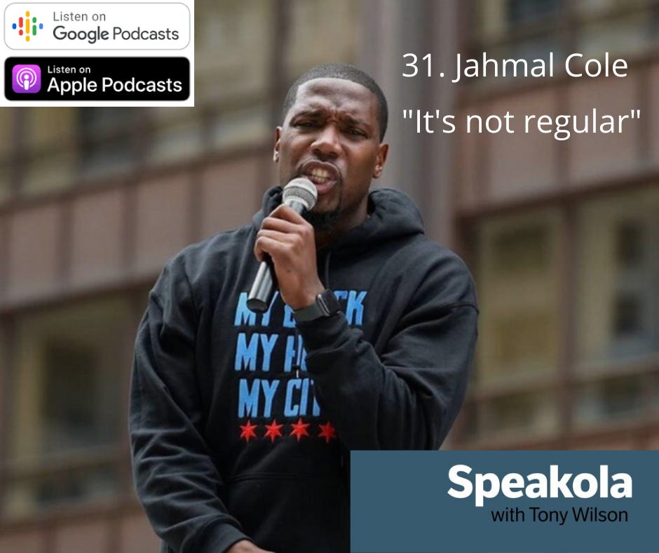 Jahmal Cole's 'It's not regular' MLK Day speech, 2018