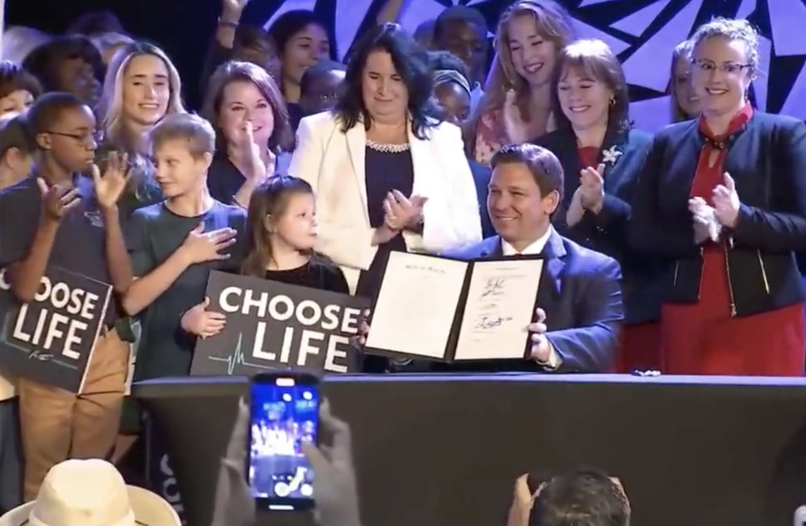 Ron DeSantis loves using very young kids as political props