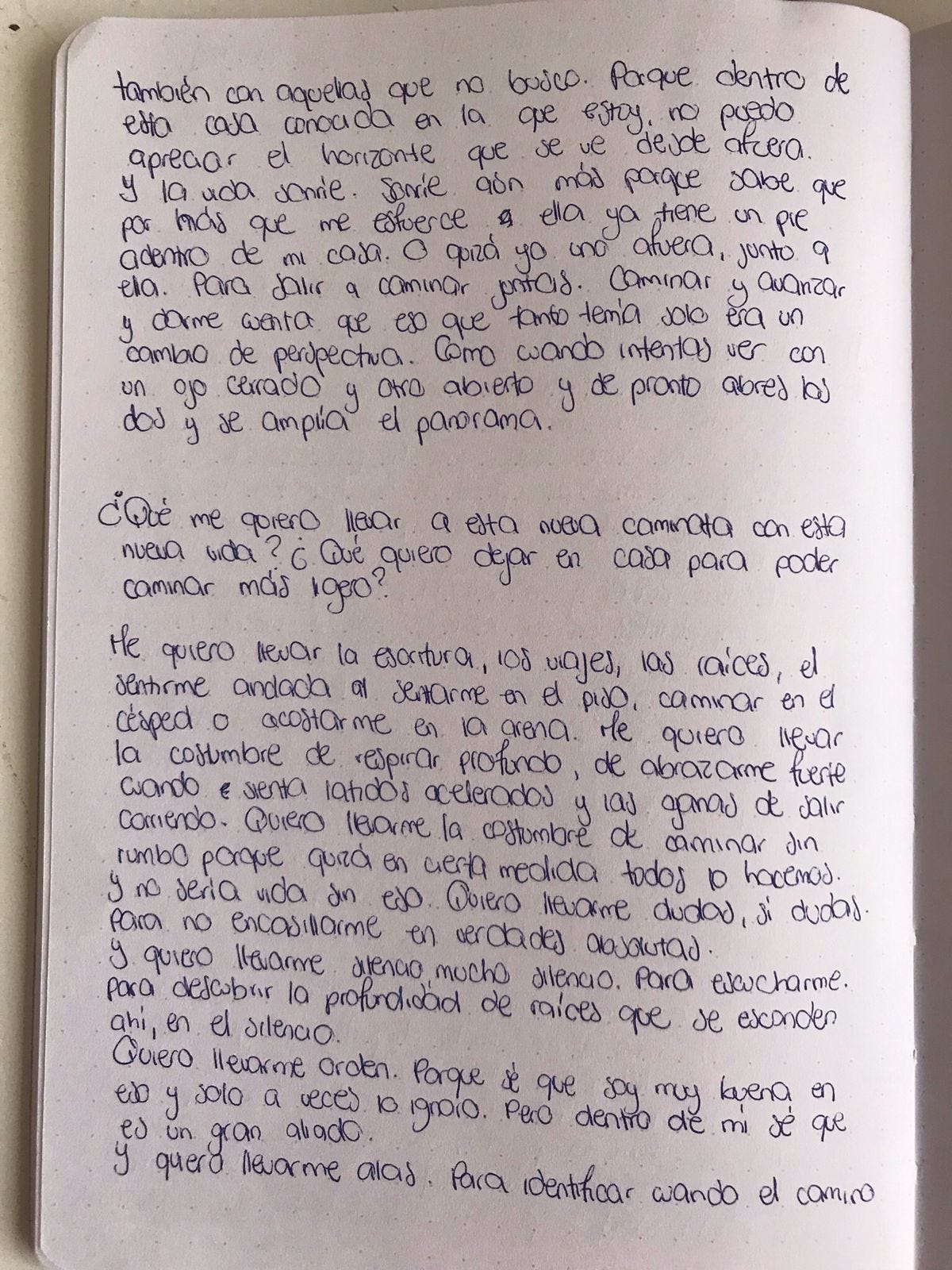 Carta escrita a mano - by Salomé Betancourt