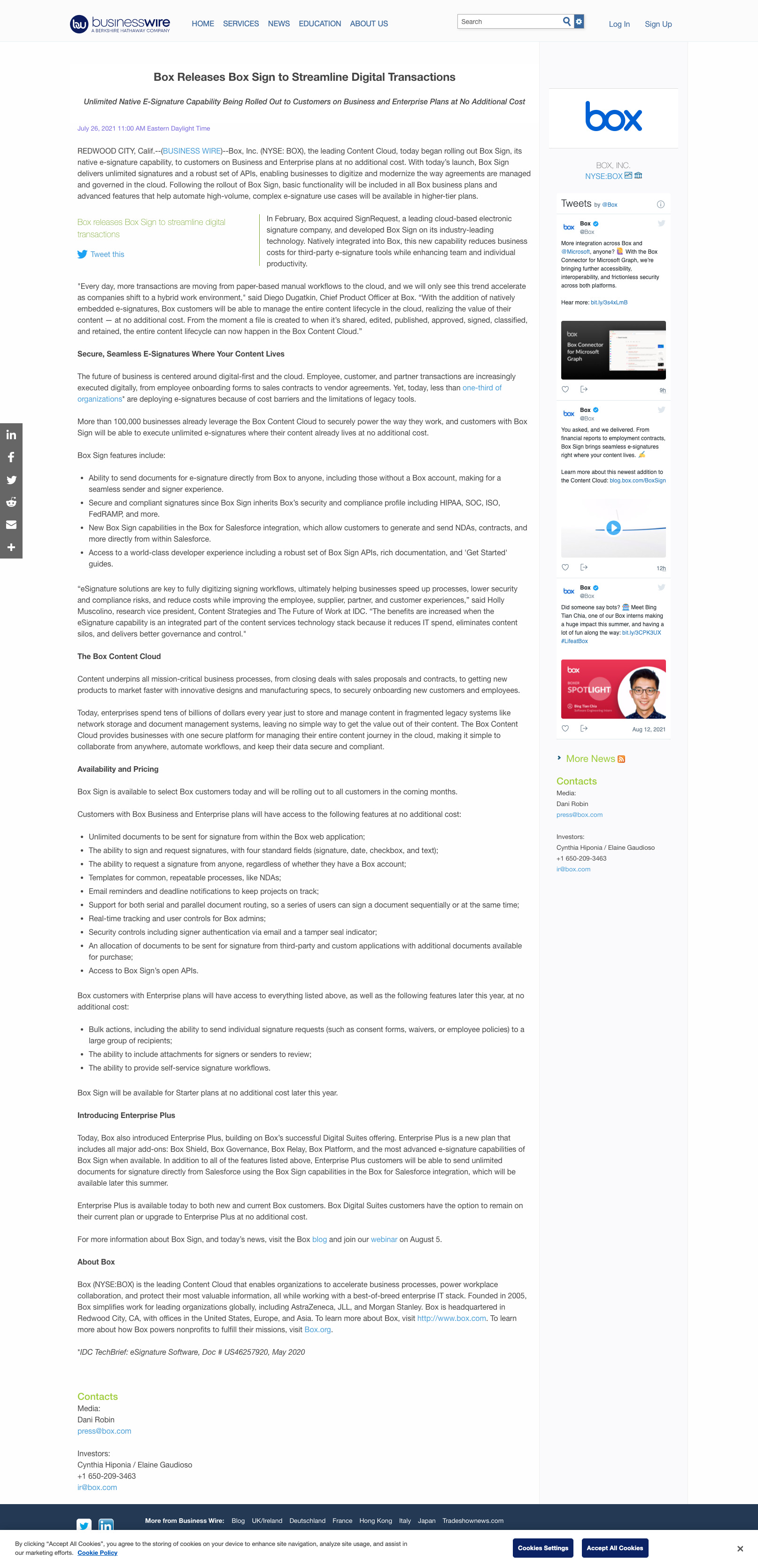 Anatomy of a product launch: Box - by Alan Cassinelli