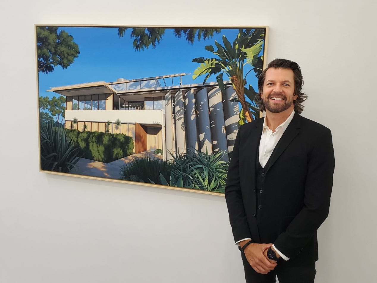 Danny Heller, painter - by Amy Allen - Palate & Palette
