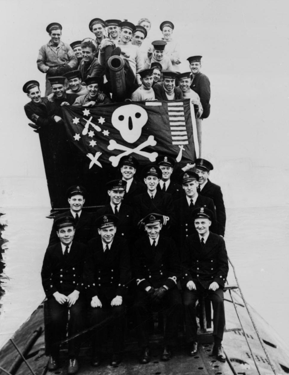 HMS Proteus sinks German troopship - by Martin Cherrett
