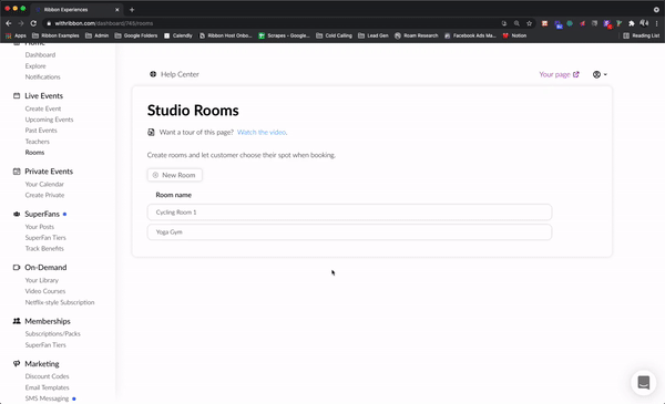 Launch 🚀: spot scheduling / assigned seat for your events/classes