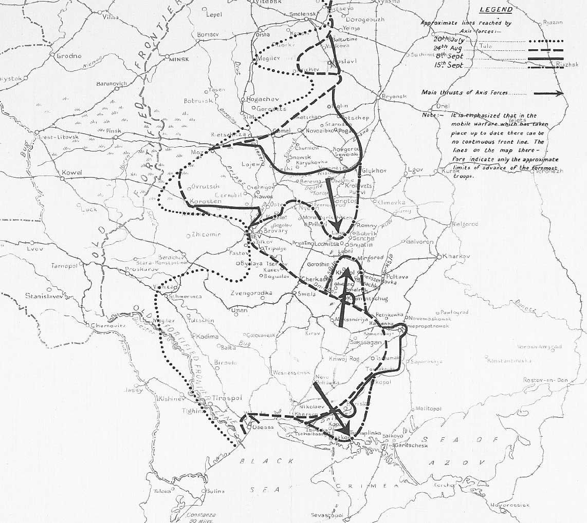 Massive encirclement around Kiev - by Martin Cherrett