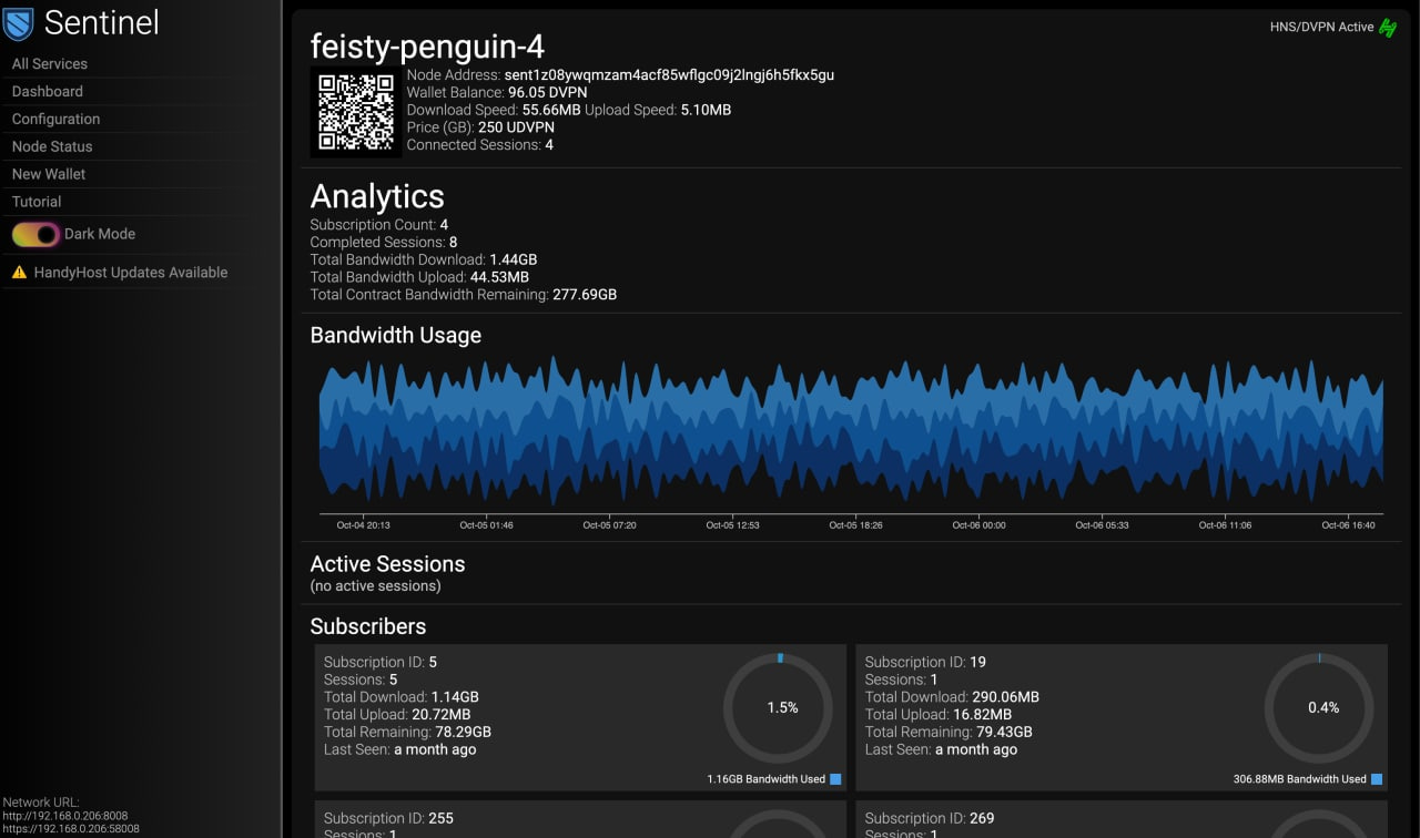 HandyHost: A New Way to Manage Dweb Assets and Protocols