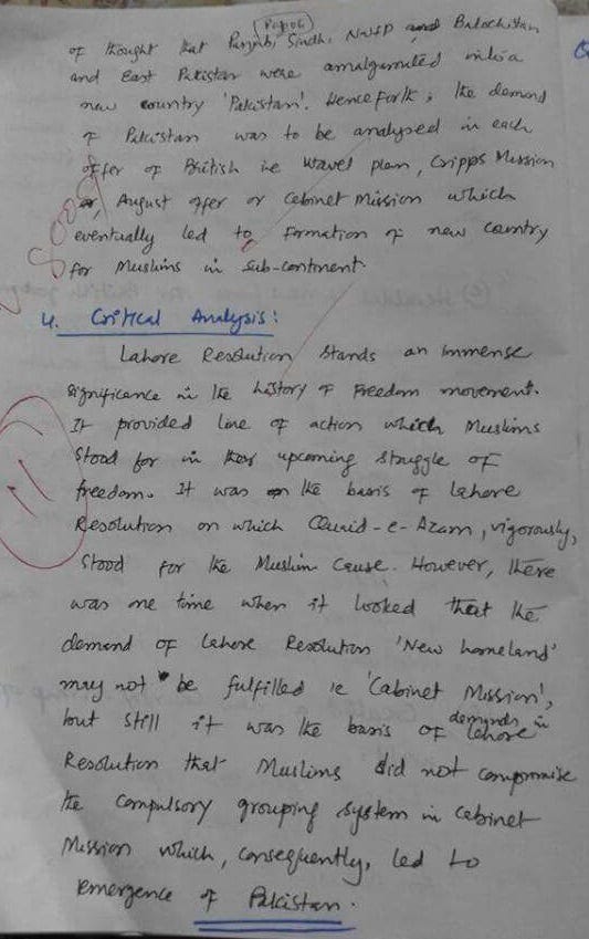 Answer Writing Tips & Sample for CSS Papers!