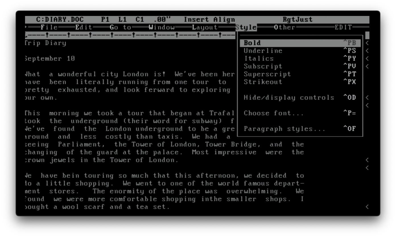 The History of Wordstar - by Bradford Morgan White