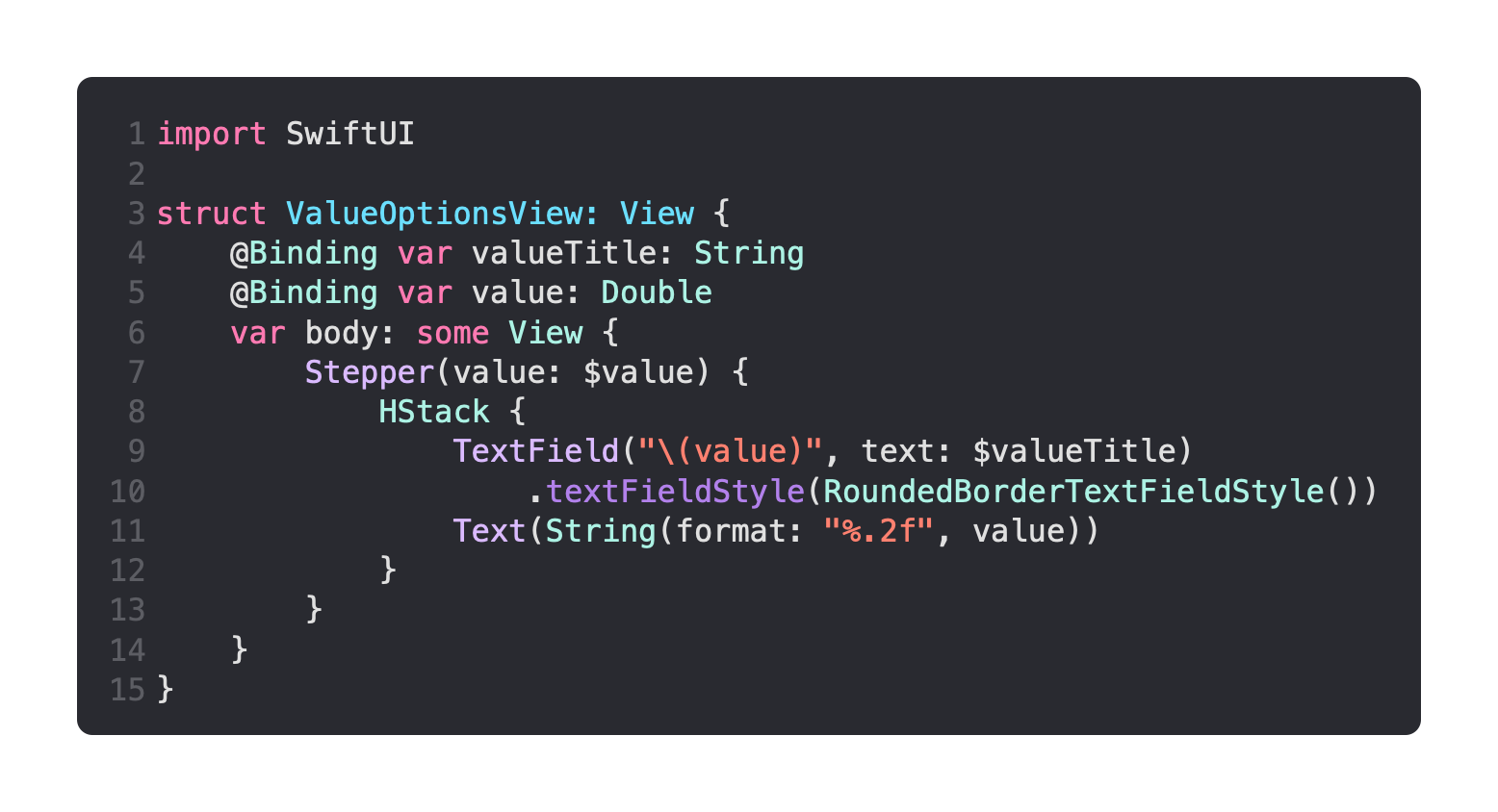 WWDC22: Create a SwiftUI Chart With a Form For Changing Data