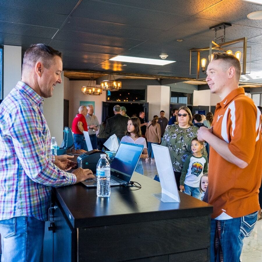 A Gallery Of The Faithful Gathering For Church. Album 15