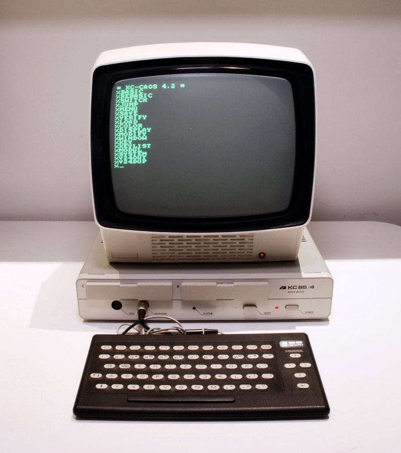 Pictures of some weird computer keyboards.