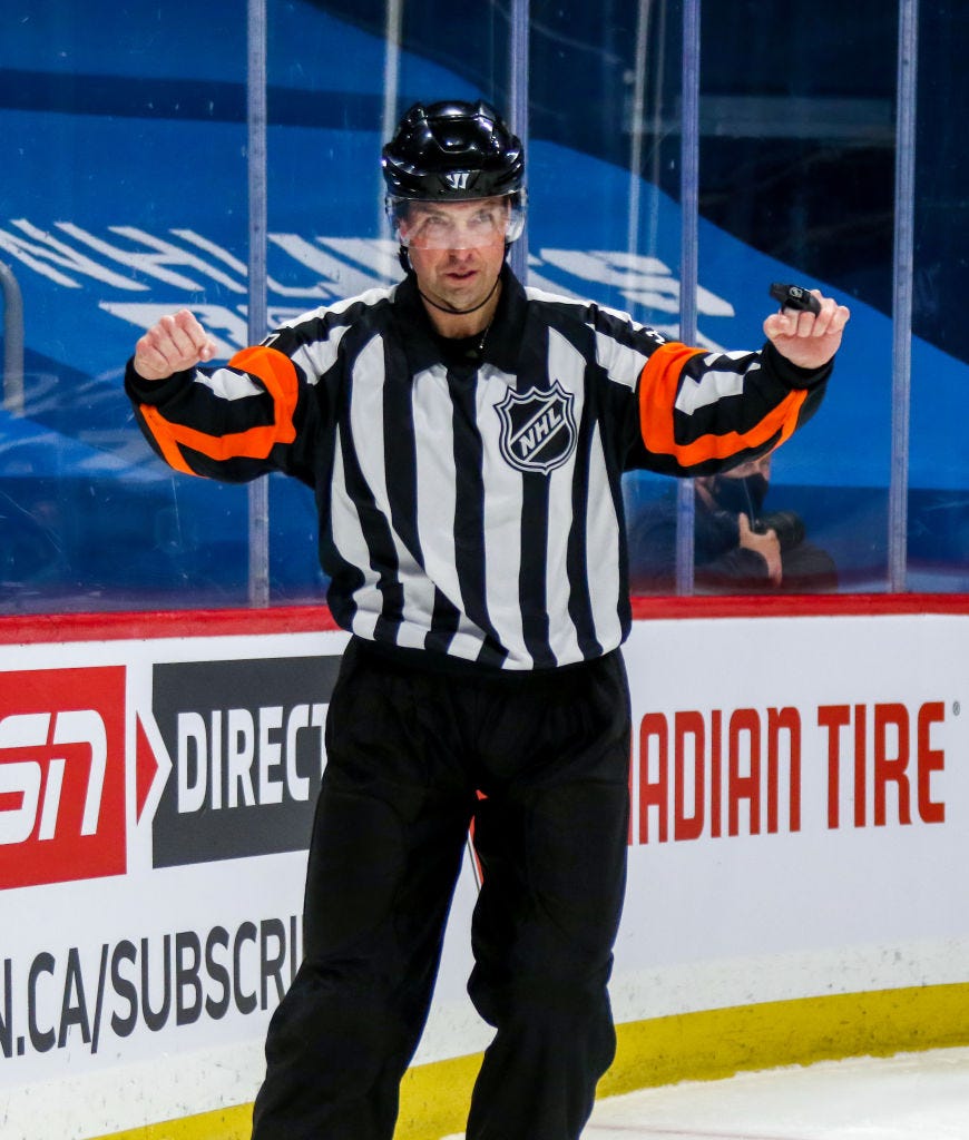 BREAKING NEWS: The NHL has fired referee Trevor Hanson, who officiated ...