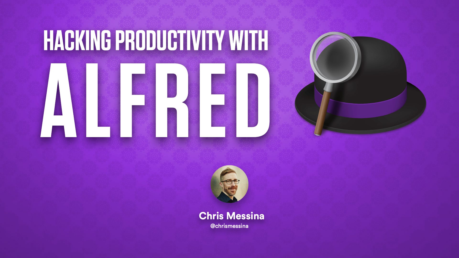 Introducing Hacking Productivity with Alfred 🎩