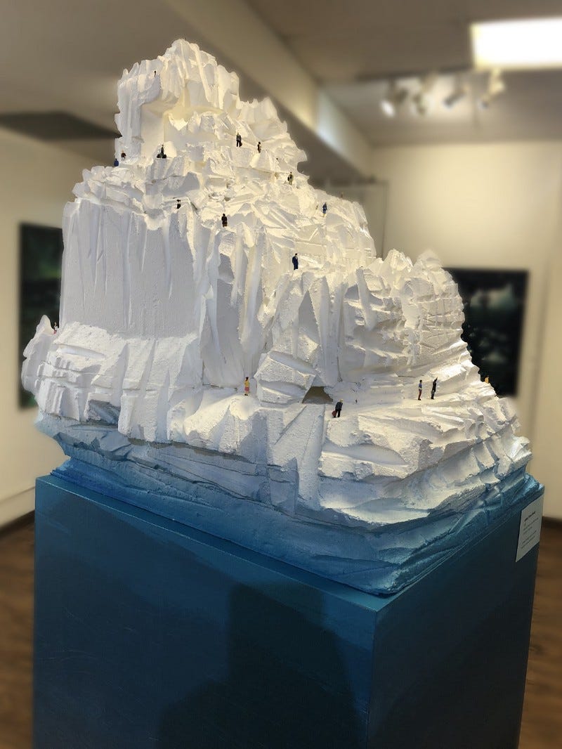 Climate Change in Iceberg Installations - by Bill Russell