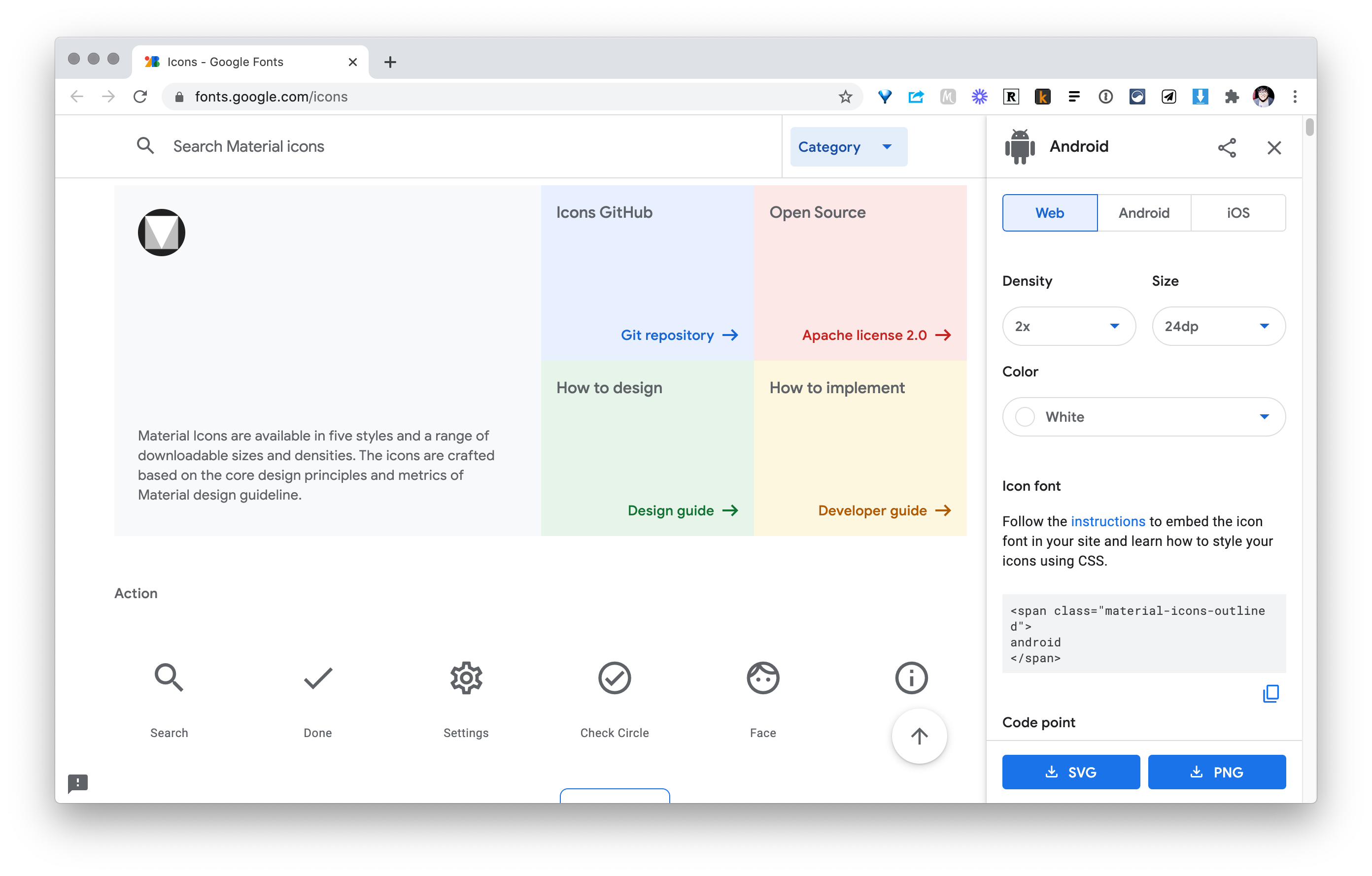#147 – Google Fonts traz biblioteca de ícones para baixar e usar livremente