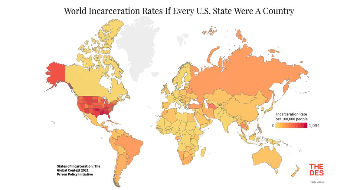 Map Blog Post: Critiquing a Map of Incarceration Rates