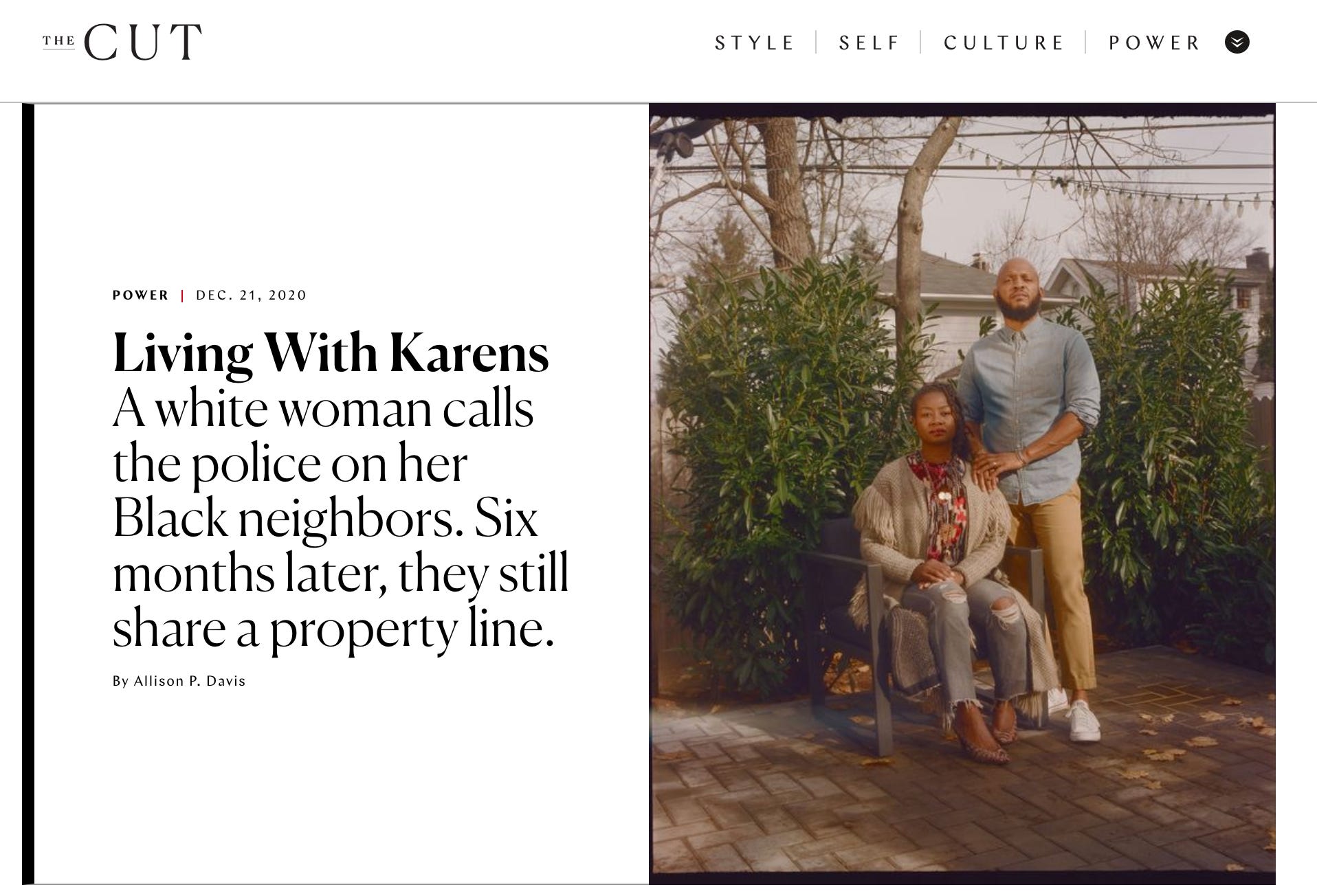 And Now: A Relatively Brief Interrogation of Allison P. Davis.