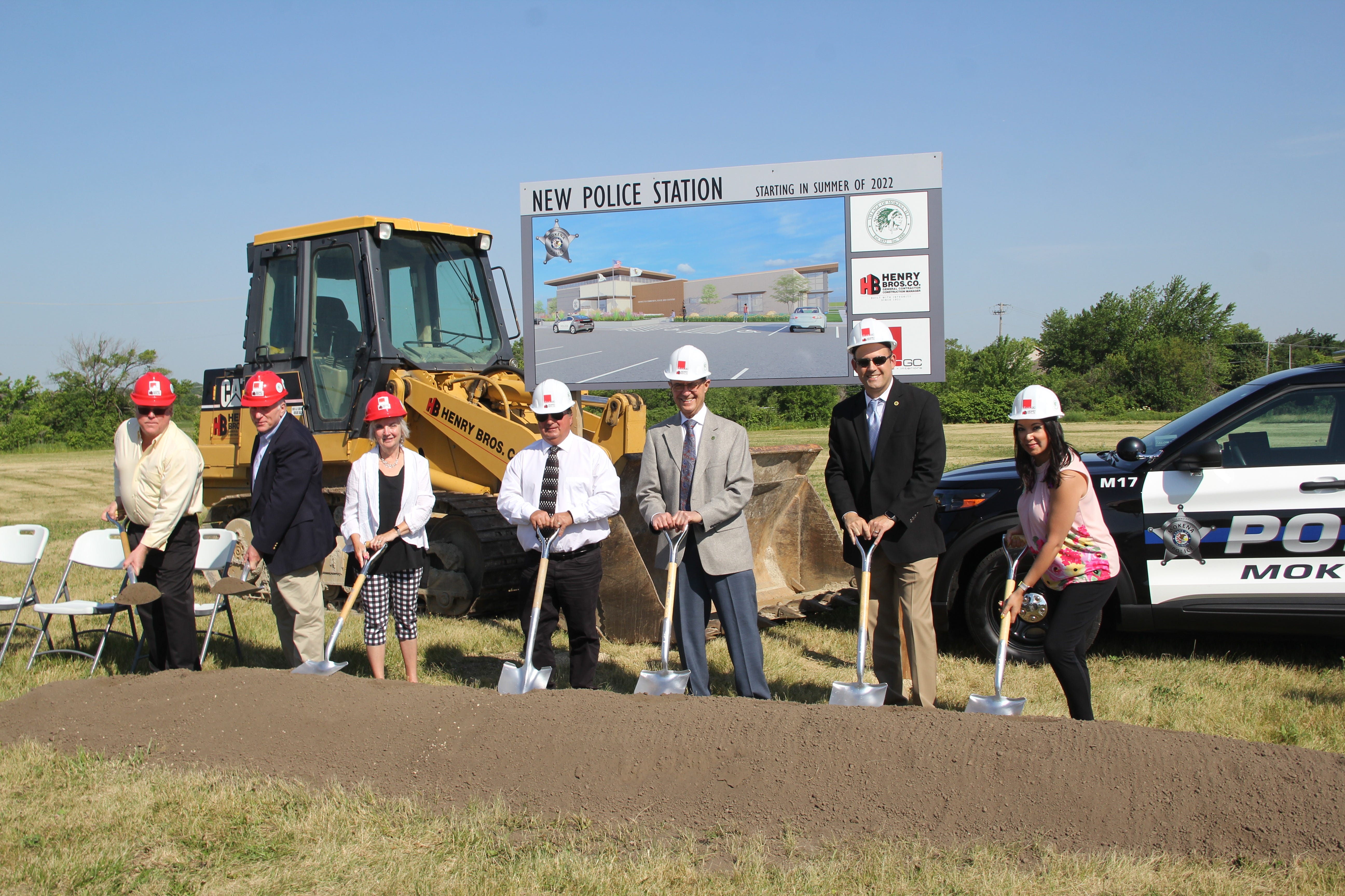 Mokena officials break ground at site of future Mokena Police ...
