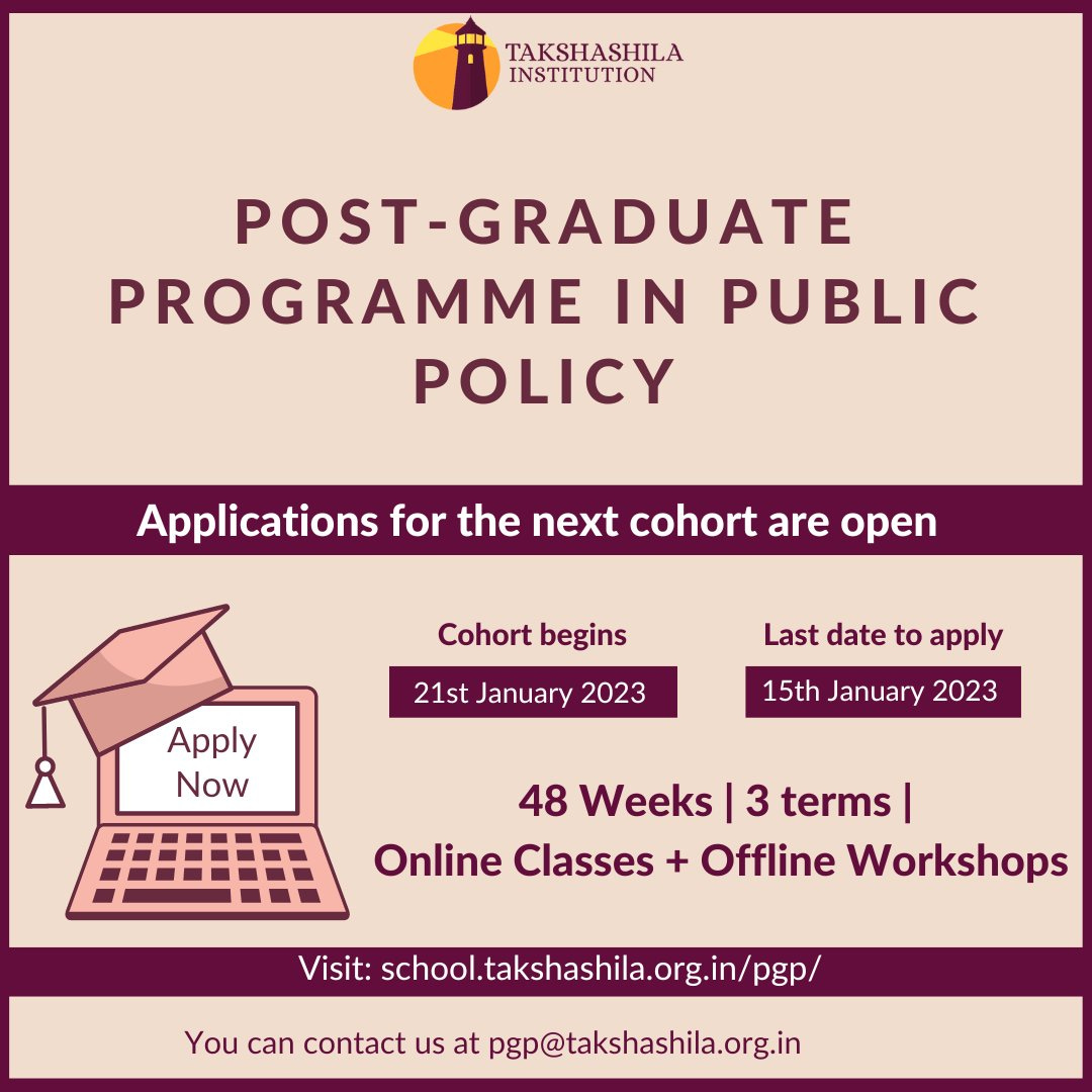 Applications for PGP Programme are Now Open