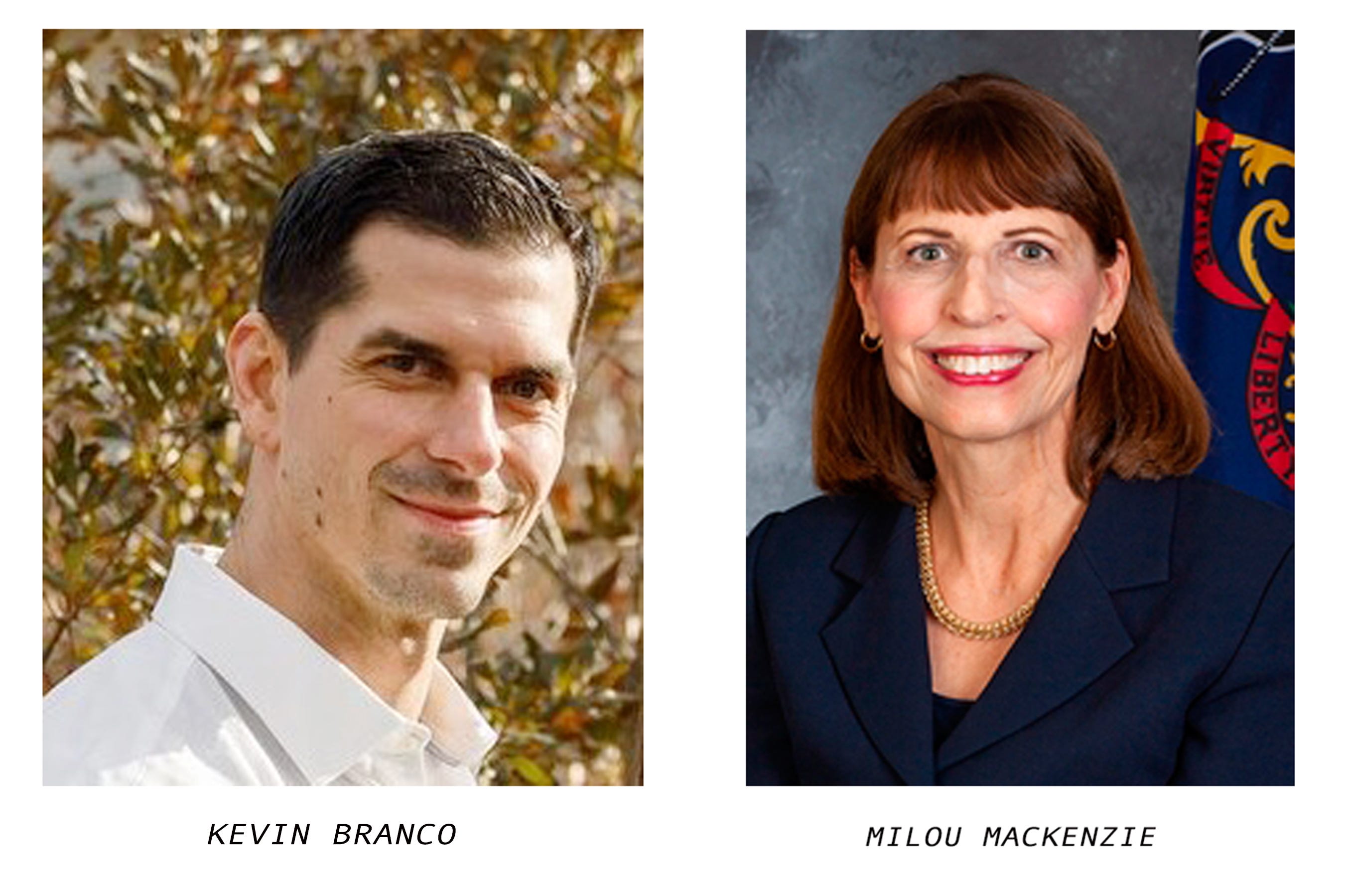 Milou Mackenzie, Kevin Branco again vye for state’s 131st House seat