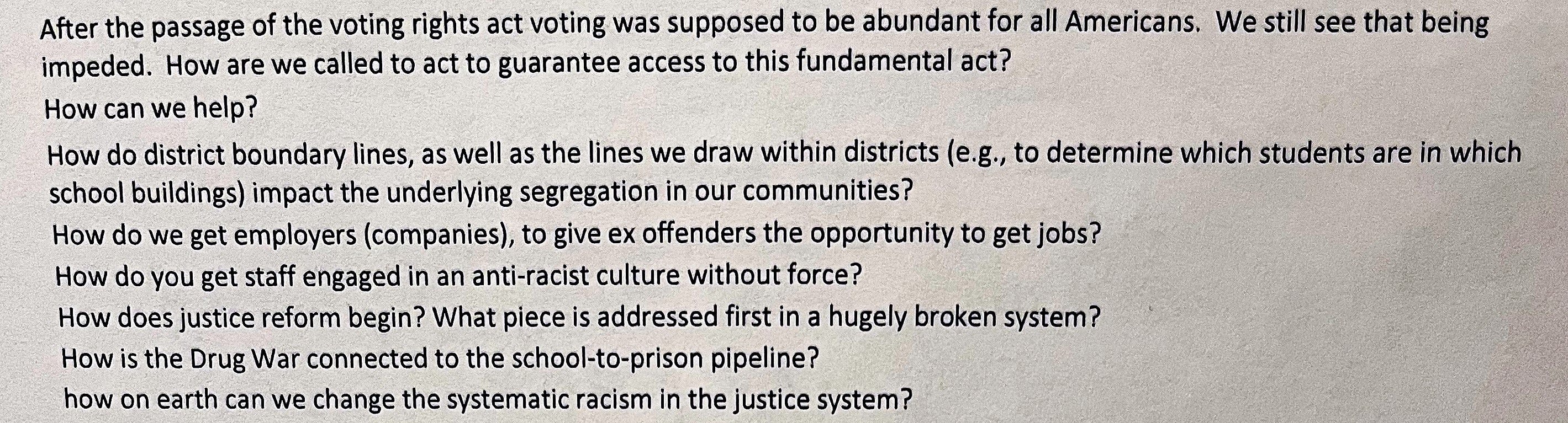 Questions Antiracists Ask - by Concerned Parent