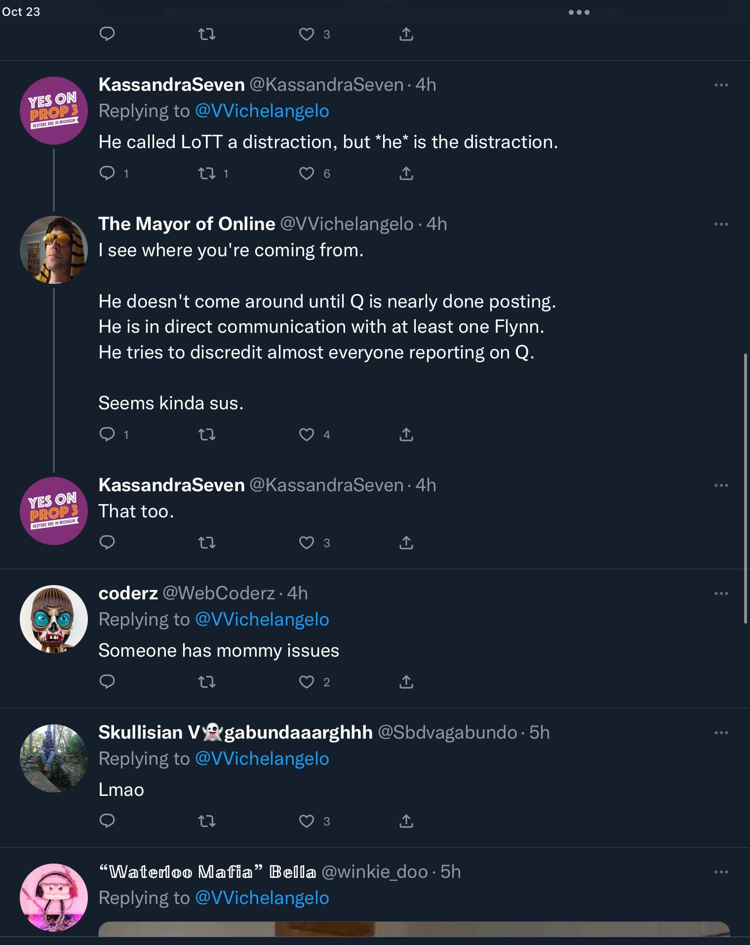 Occultist Digital Soldiers Defend Mike Flynn’s Mom