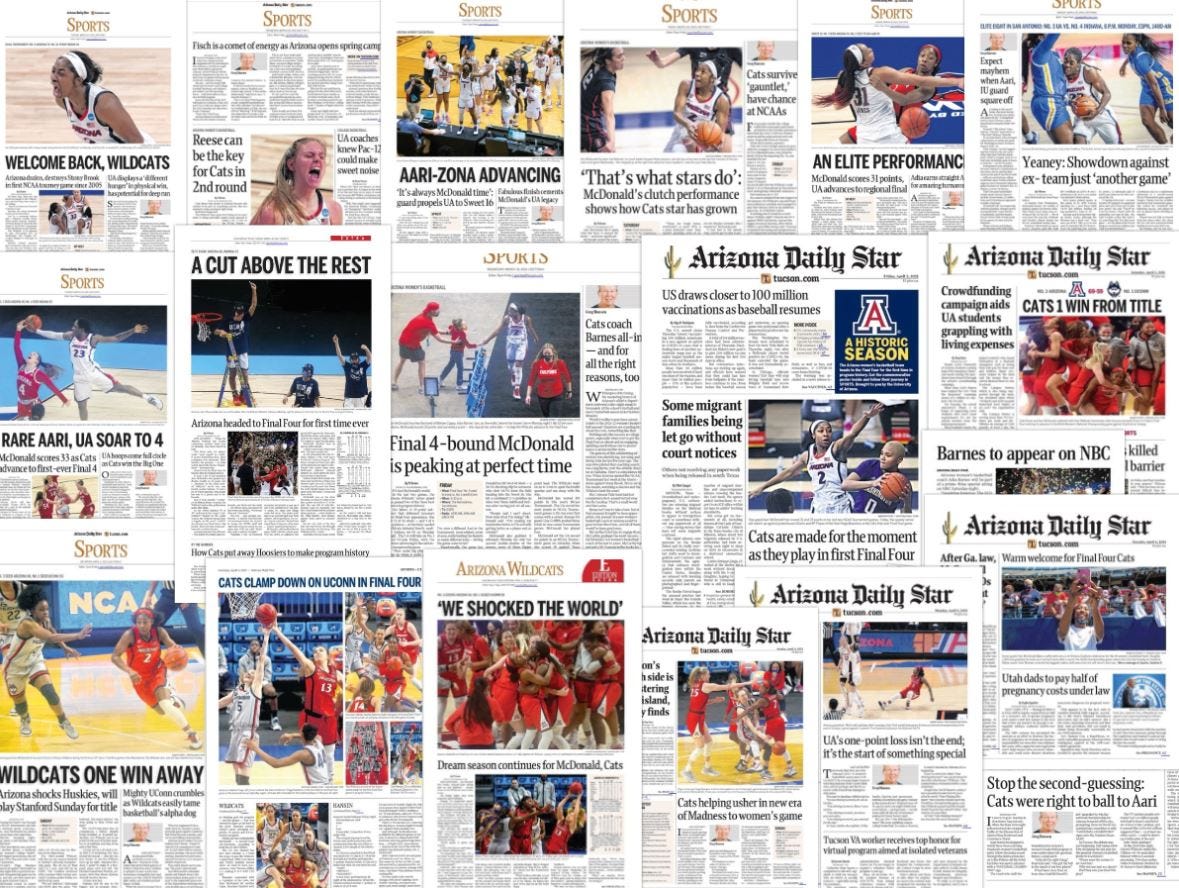 Why the Arizona Daily Star went *all in* on women's basketball coverage